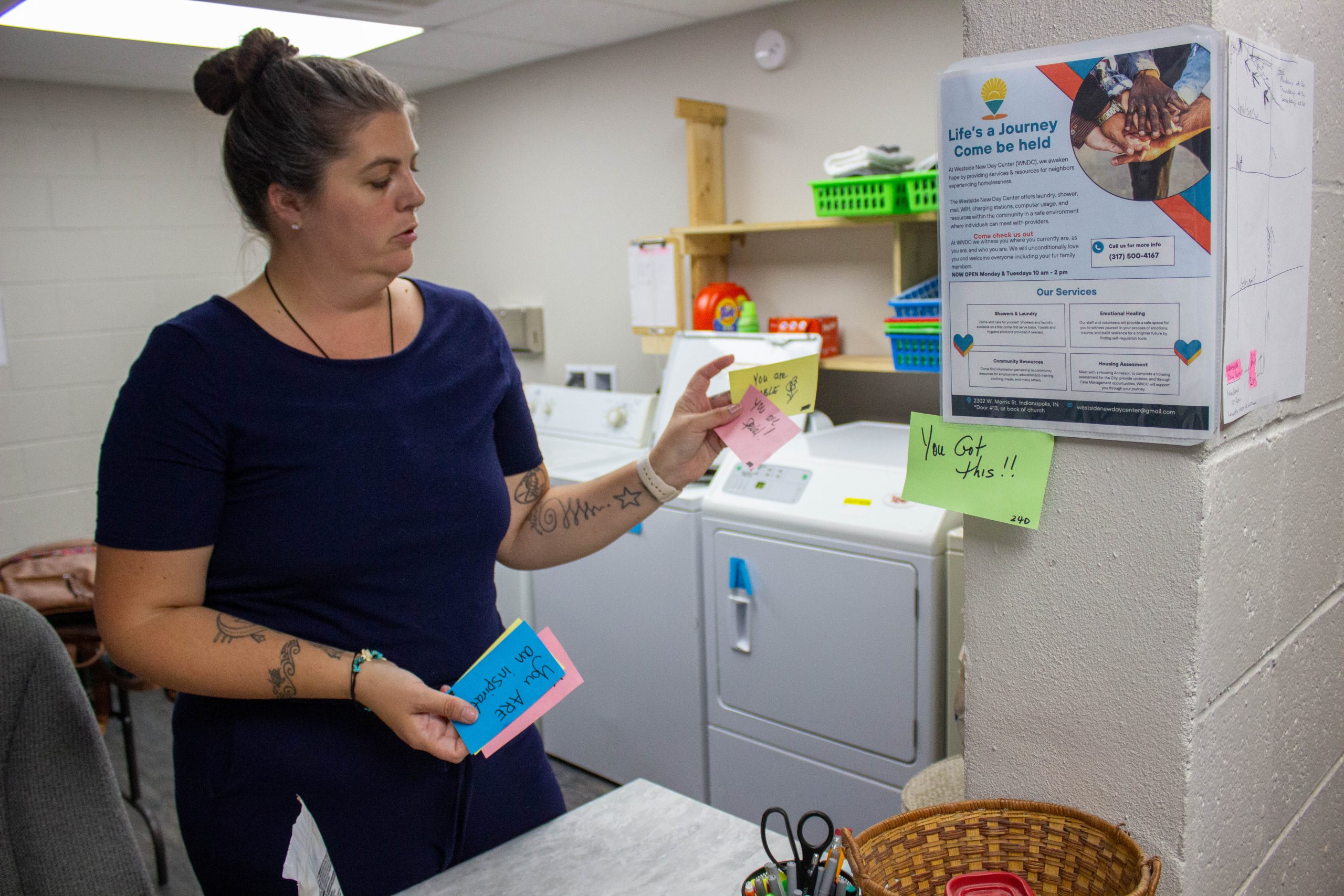 Westside Indianapolis homeless day center helps meet needs