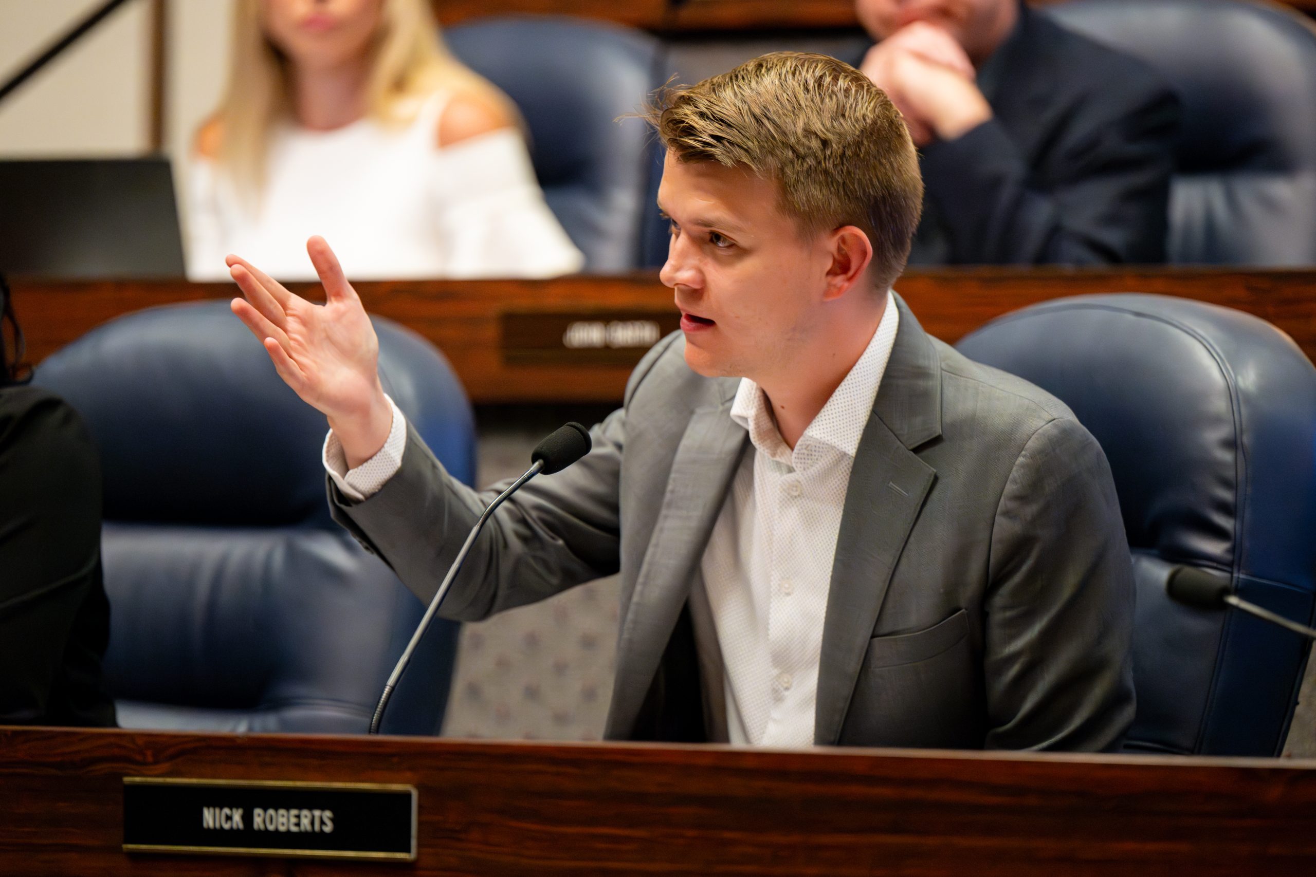 Indianapolis councilor Nick Roberts denies groping woman on second date