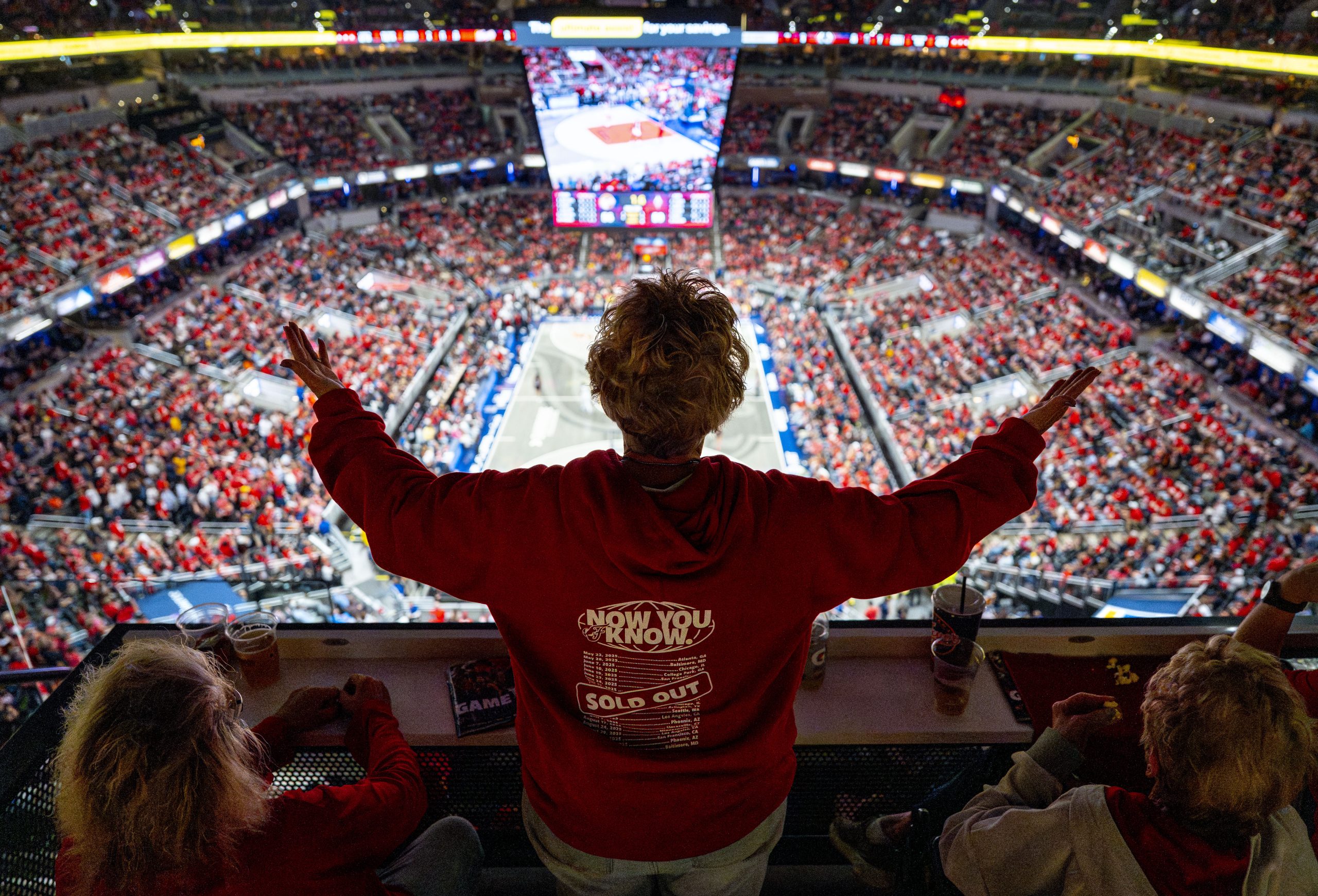 Fans show out as Indiana Fever fights for a spot in WNBA Finals