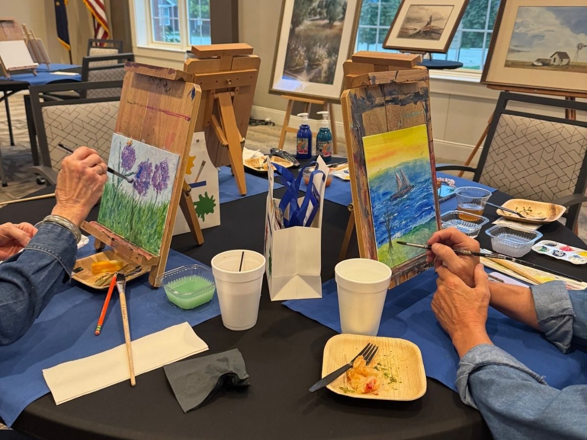 Learn to draw, paint or throw pottery at local art studios.