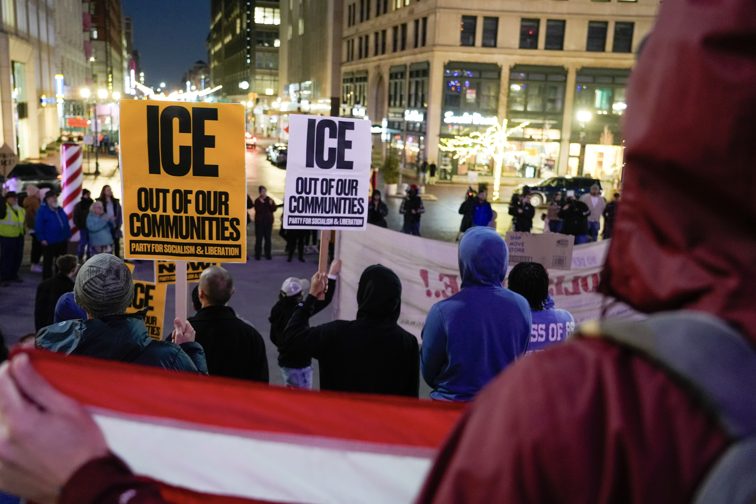 Protesters demand Indianapolis leaders oppose ICE operations