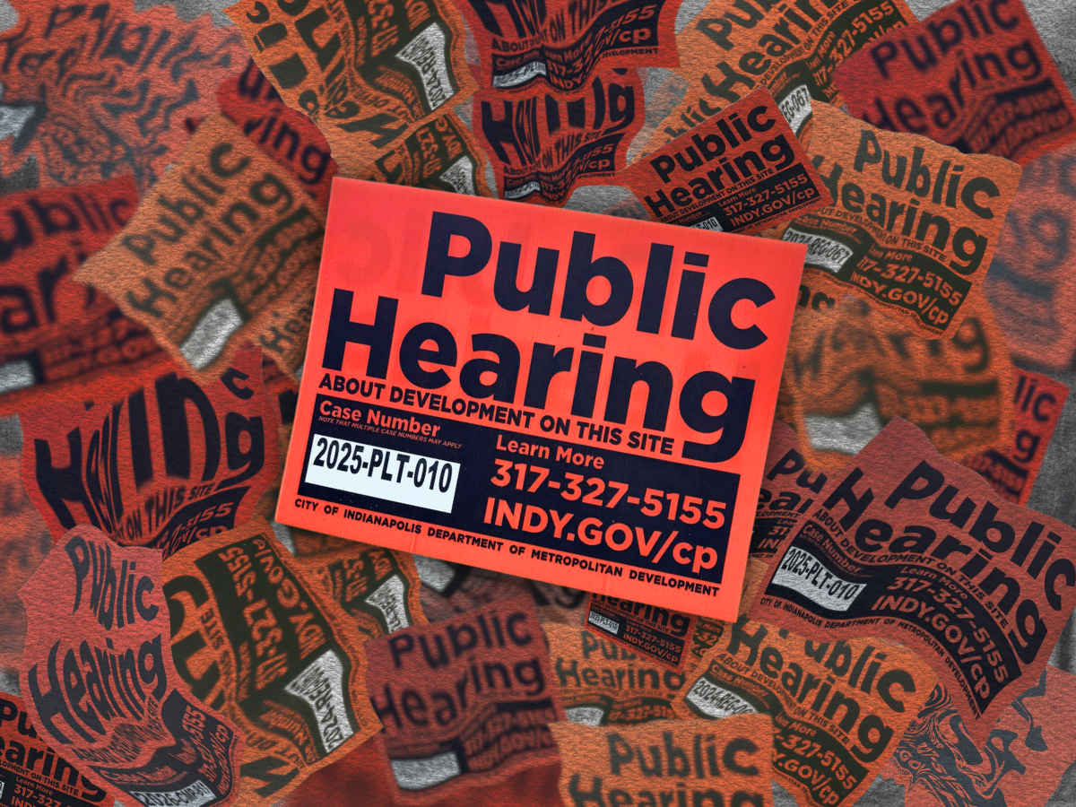 How to read Indianapolis public hearing signs